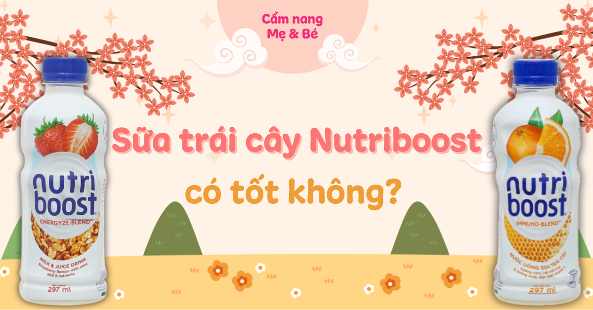 Sử dụng sữa trái cây Nutriboost có lợi ích không? Có những loại nào?