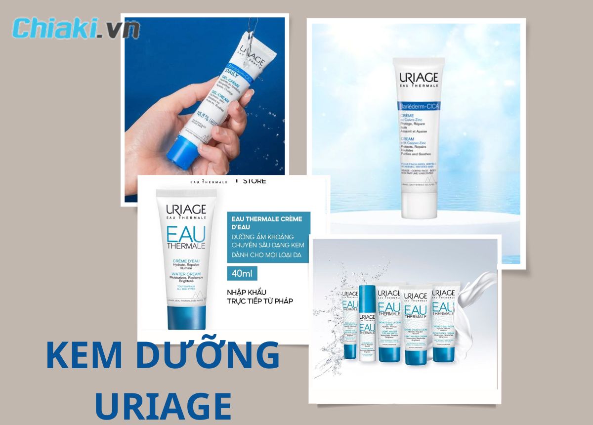 Top 10 kem dưỡng ẩm và phục hồi da của Uriage