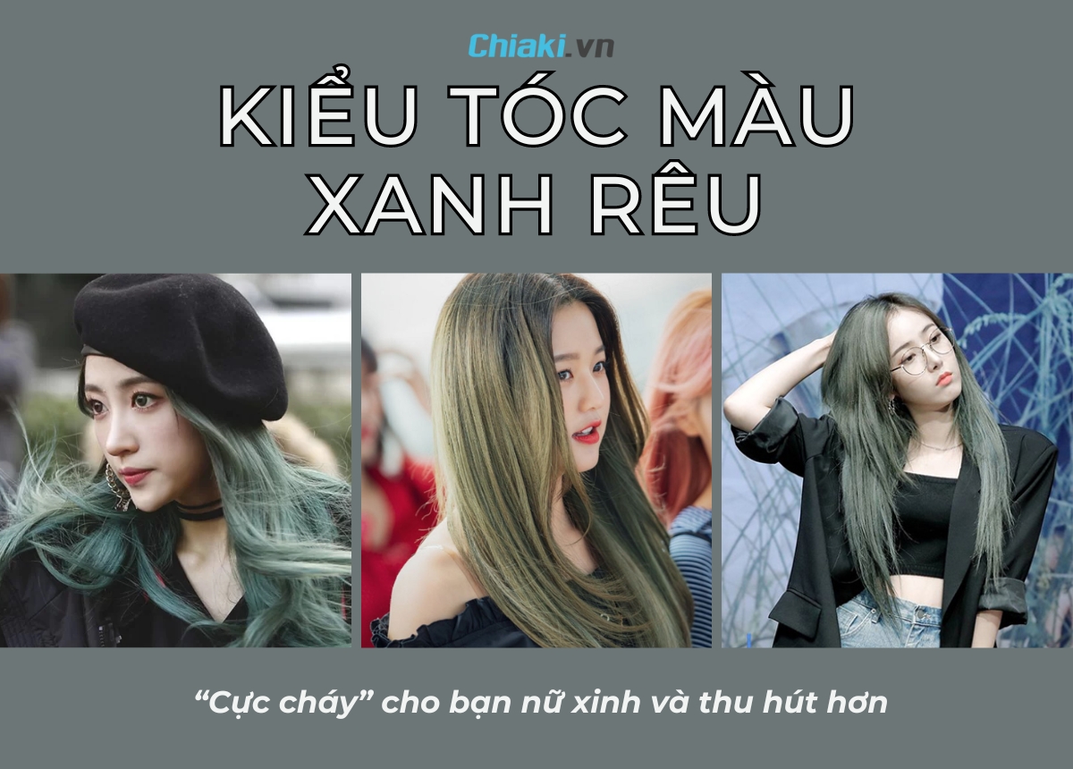 15+ Kiểu tóc màu xanh lá cây “siêu cool” cho phái đẹp