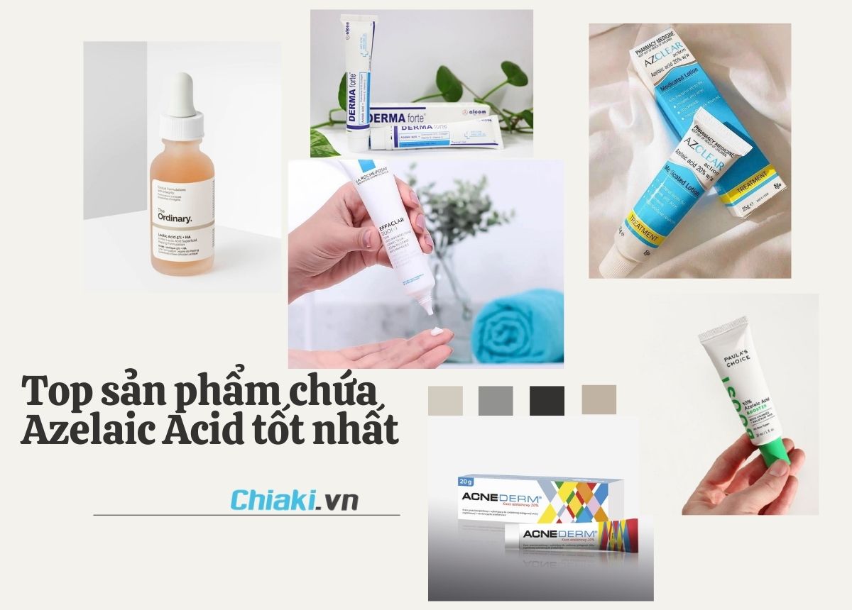 Azelaic acid là gì? Danh sách 12 sản phẩm chứa azelaic acid hàng đầu