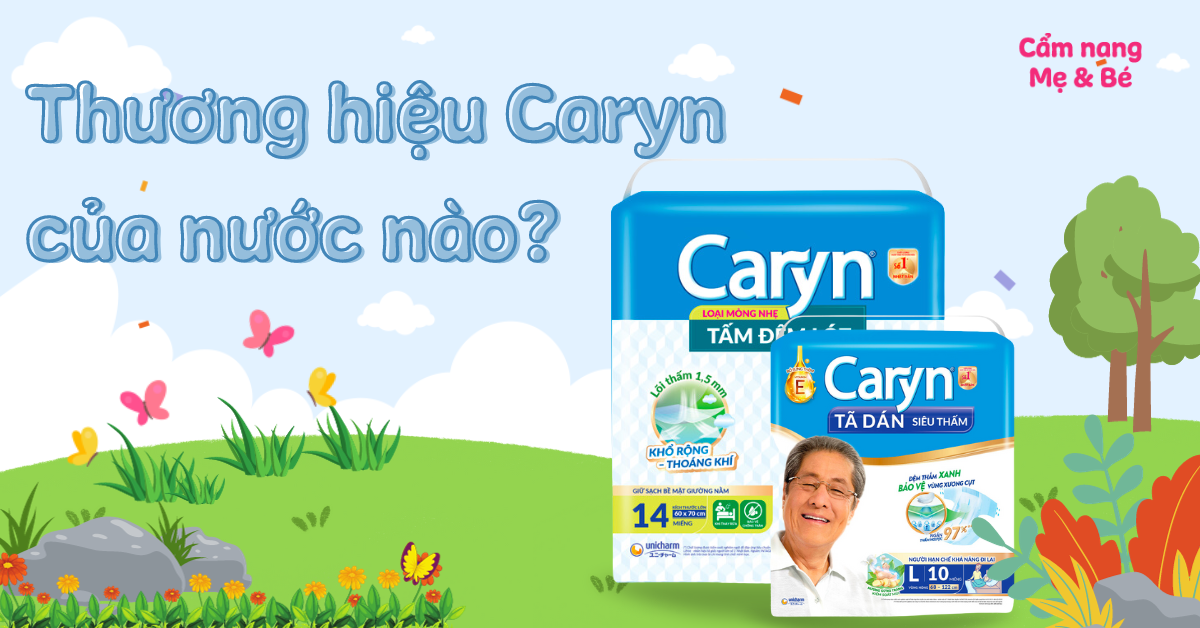 Caryn là thương hiệu nổi tiếng về tã người lớn đến từ đâu? Loạt sản ...