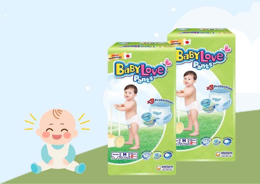 Tã BabyLove dành cho bé có tốt không? Giá bán là bao nhiêu?