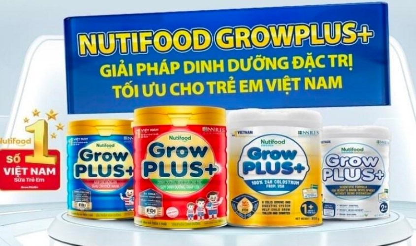 Nên chọn sữa Grow Plus màu xanh hay màu đỏ? Có điểm gì khác biệt? Sản ...