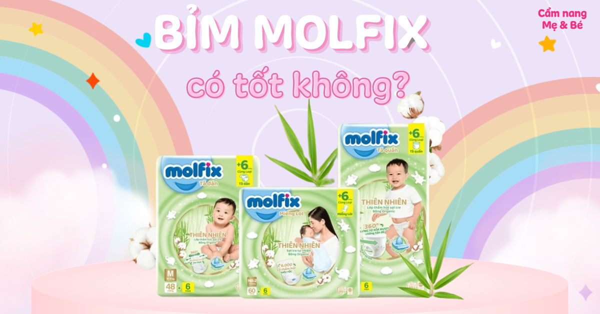 Đánh giá về bỉm Molfix: Tốt hay không? Có những ưu và nhược điểm gì?