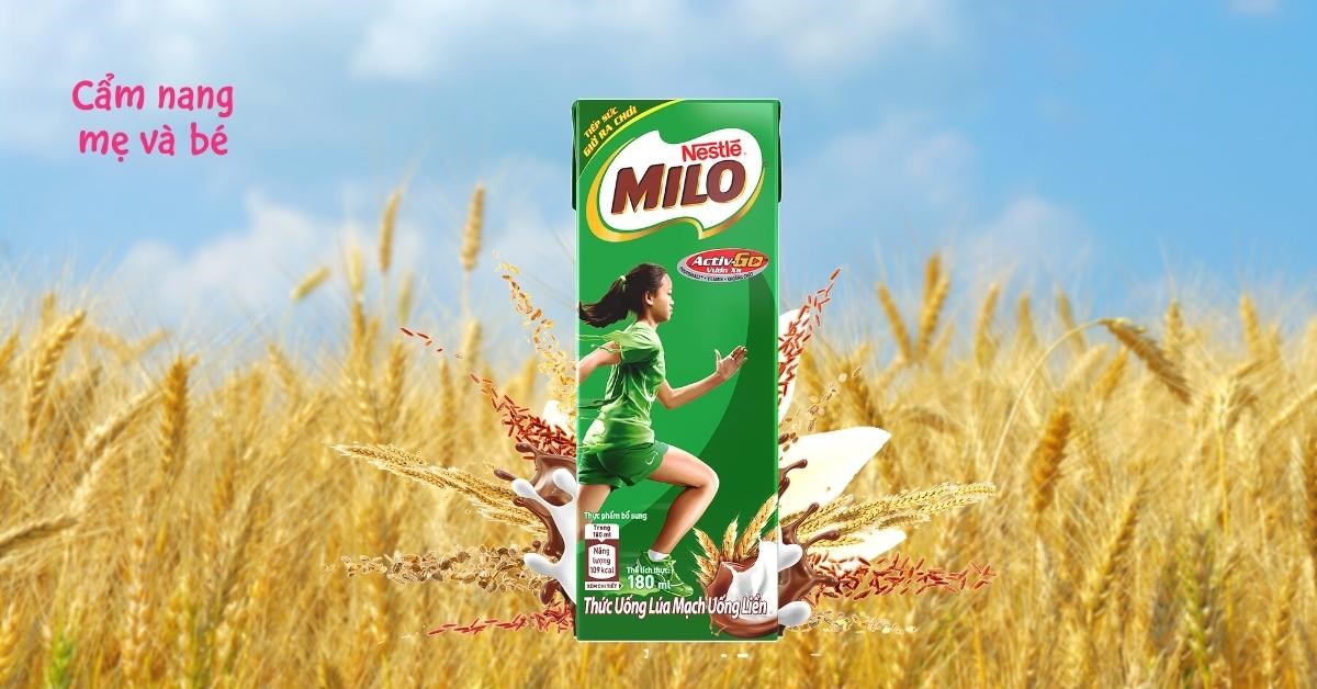 Thành phần sữa Milo: Có tốt không? Uống sữa Milo có tác dụng gì?