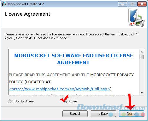 Hướng dẫn chuyển đổi tệp PDF sang PRC bằng Mobipocket Creator