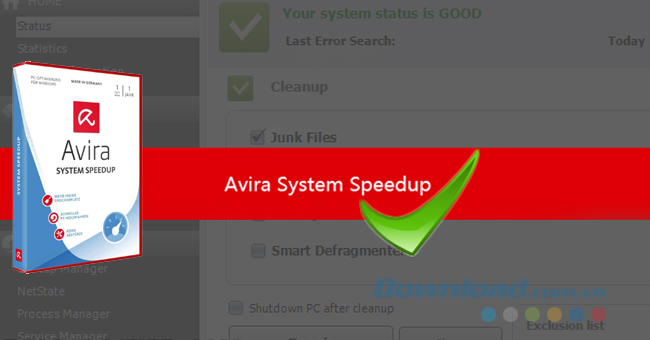 Cách cài đặt và sử dụng Avira System Speedup - Mytour