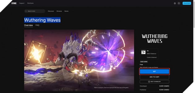 Cách tải Wuthering Waves trên máy tính và các thiết bị di động như Android hoặc iOS