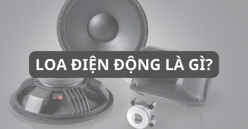 Loa điện động là gì? Khám phá thông tin tổng quan về loại loa này