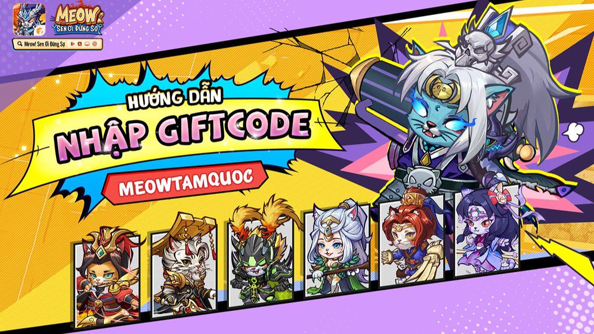 Code Meow Sen Ơi Đừng Sợ phiên bản mới nhất tháng 5/2024, hướng dẫn ...