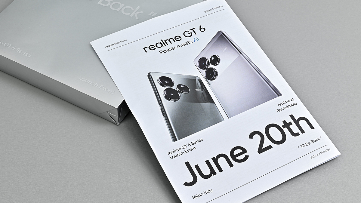 realme GT 6 tiết lộ teaser chính thức