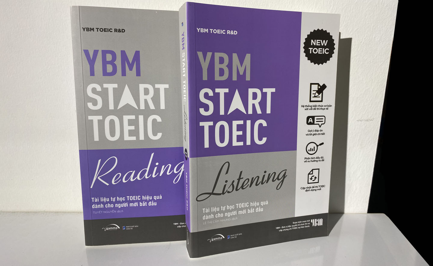 YBM Start Toeic - Tài liệu dành cho thế hệ Gen Z tự học Toeic, được tổ chức thi biên soạn.