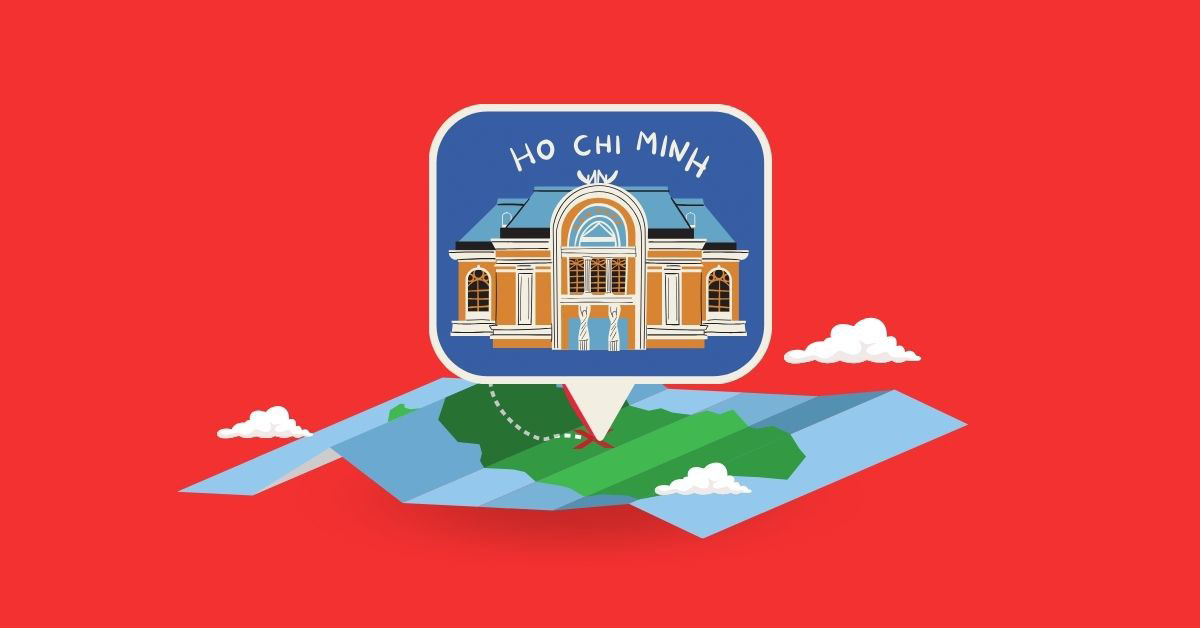 Illustrate Ho Chi Minh City - Vocabulary, model essay & audio