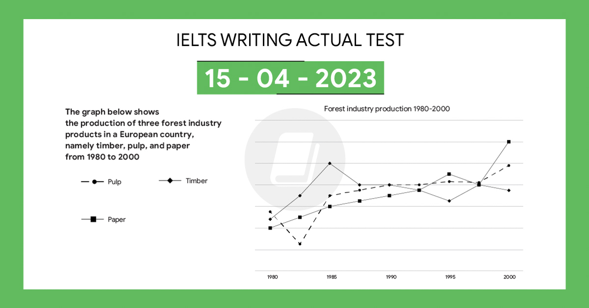 Solving the IELTS Writing Task 1 and Task 2 exam on April 15, 2023