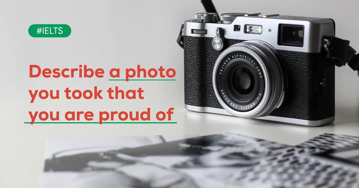 Describe a photograph you captured that fills you with pride | Sample ...