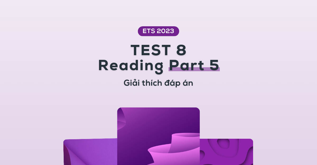 ETS 2023 Assessment 8 Section 5 - Answers & Detailed Explanations