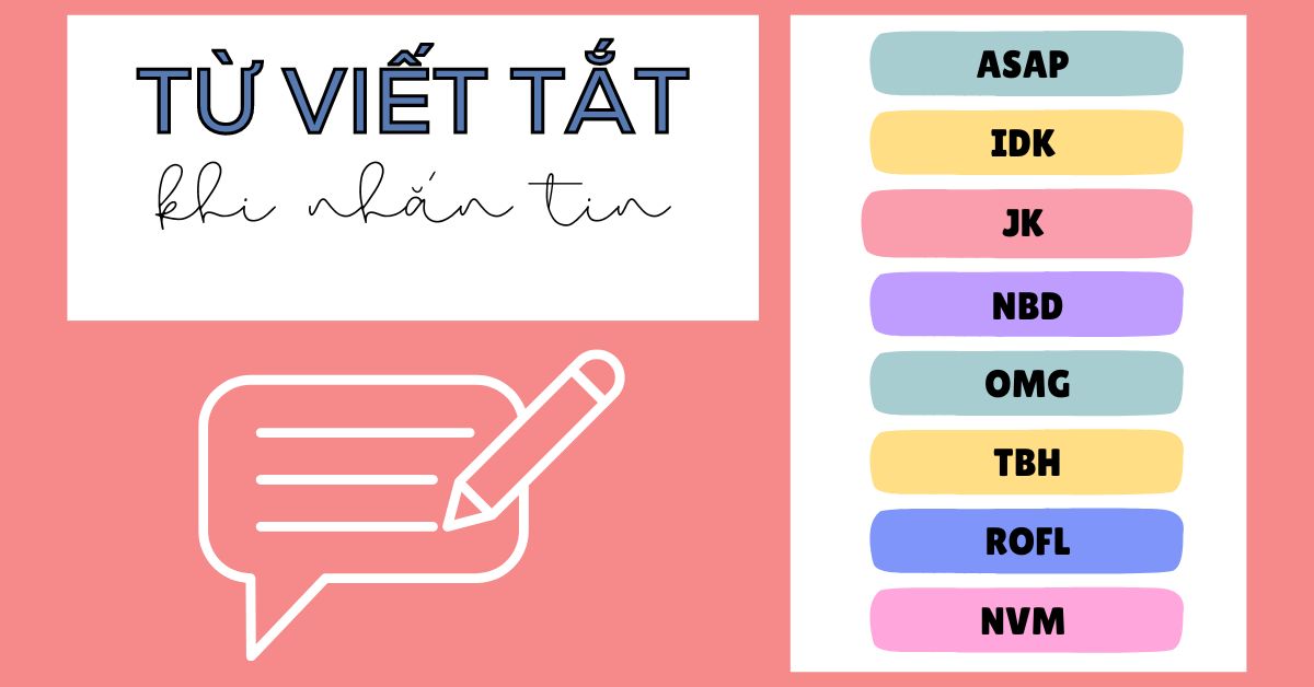 Different Abbreviations in English Texting - Mytour English