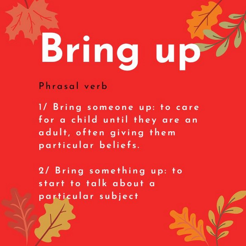 Phrasal Verb Bring | Cụm từ động bring phổ biến nhất