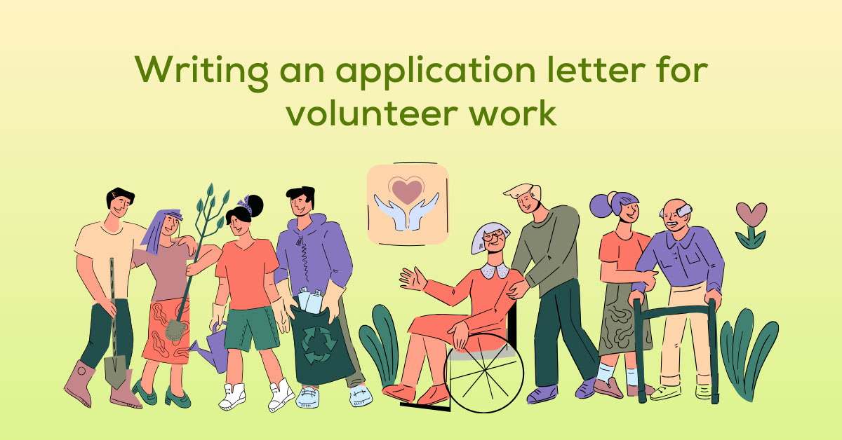 Sample Application Letter for Volunteering - Examples & Vocabulary