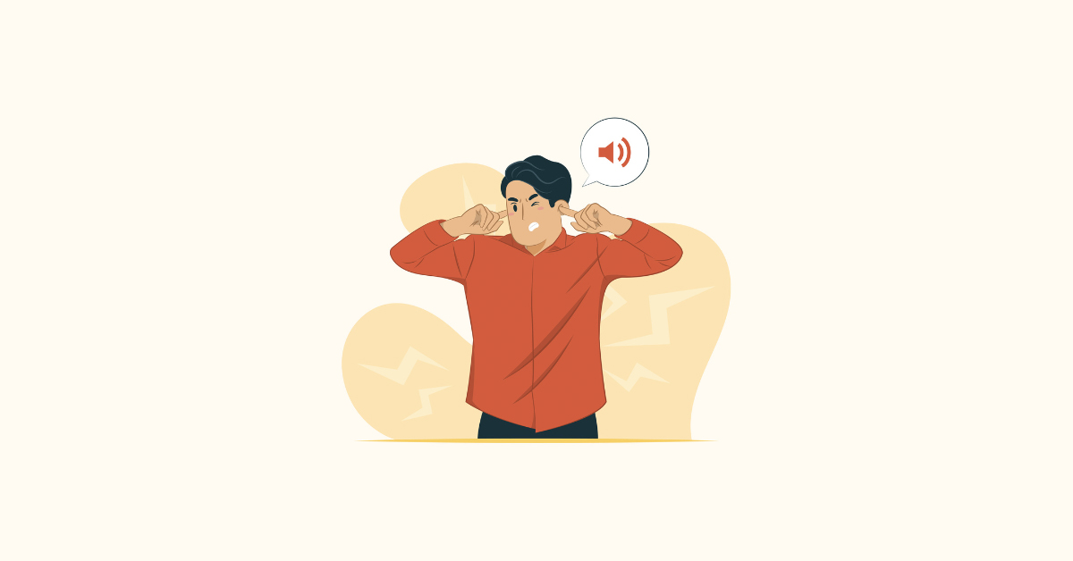 Portray an instance when someone or something was causing a commotion