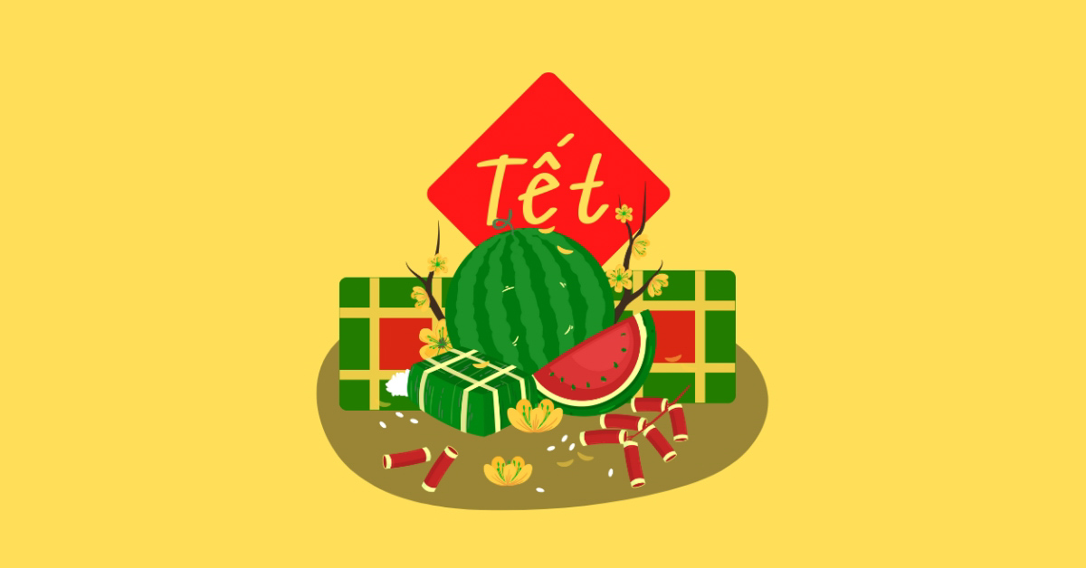 Compose a brief paragraph concerning the Tet holiday in English