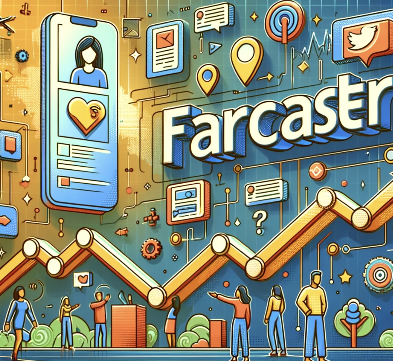 Farcaster trải qua một đợt giảm mạnh sau khi có một bước tăng đột ngột trong hoạt động hàng ngày