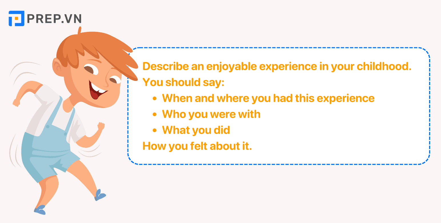 Recall a memorable experience from your childhood