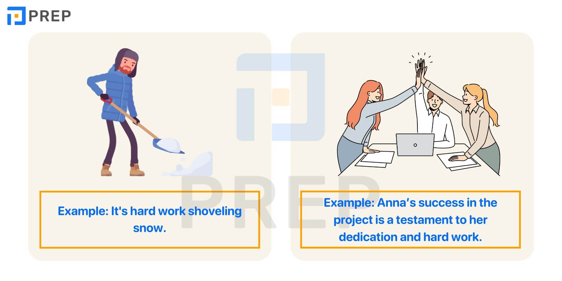 In what way do Hard work and Hard-working differ?