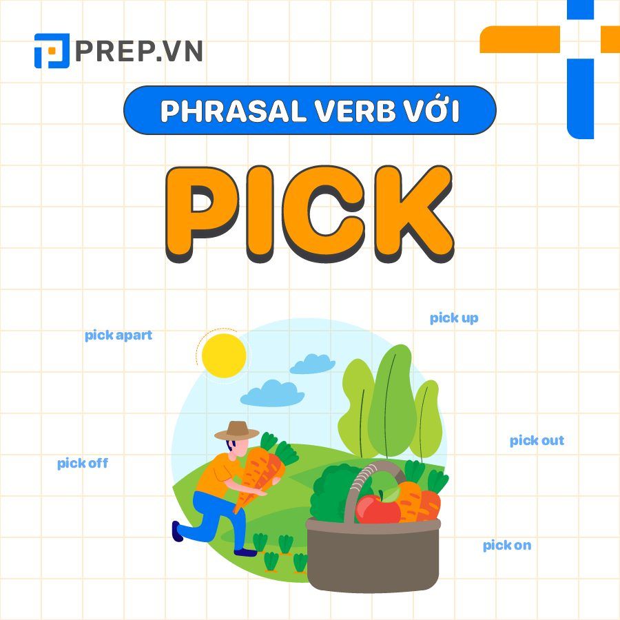 Một vài Phrasal verb với Pick phổ biến trong tiếng Anh!