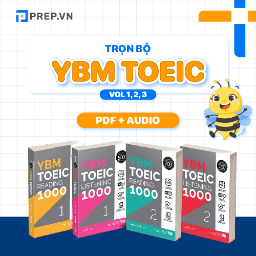 [PDF + Audio] Bộ Tài liệu YBM TOEIC Vol 1, 2, 3 mới nhất 2023