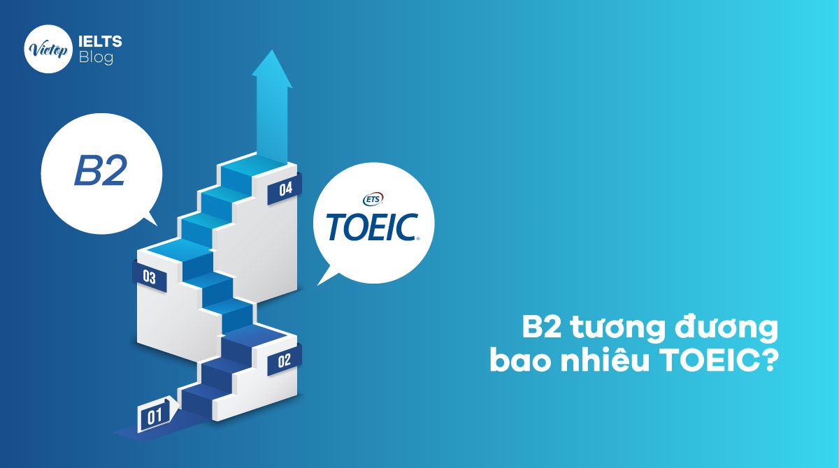 B2 tương đương cấp bao nhiêu điểm TOEIC? Tổng quan về bằng tiếng Anh B2 - Mytour