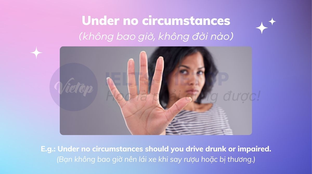 Dưới mọi hoàn cảnh là gì? Cấu trúc dưới mọi hoàn cảnh và bài tập chi ...