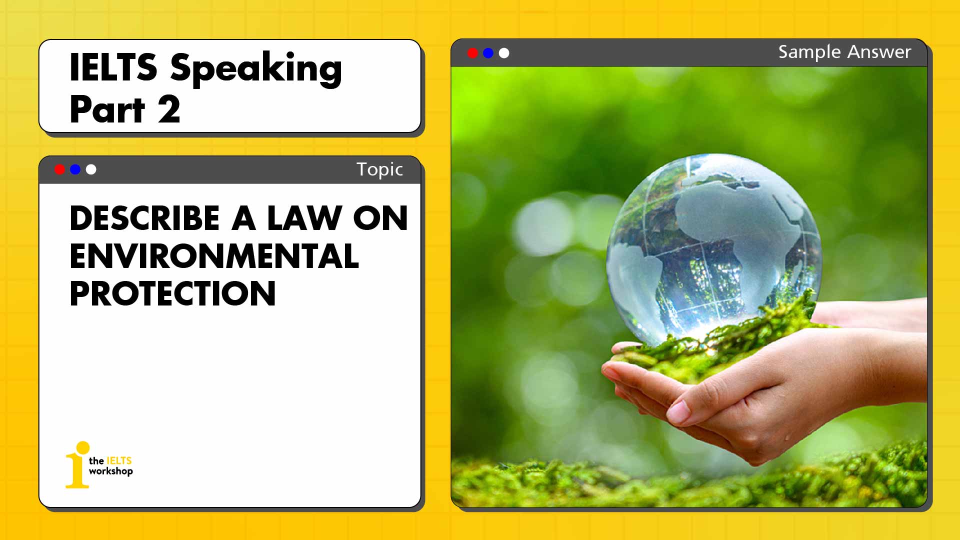 Describe a legislation regarding environmental protection | IELTS ...