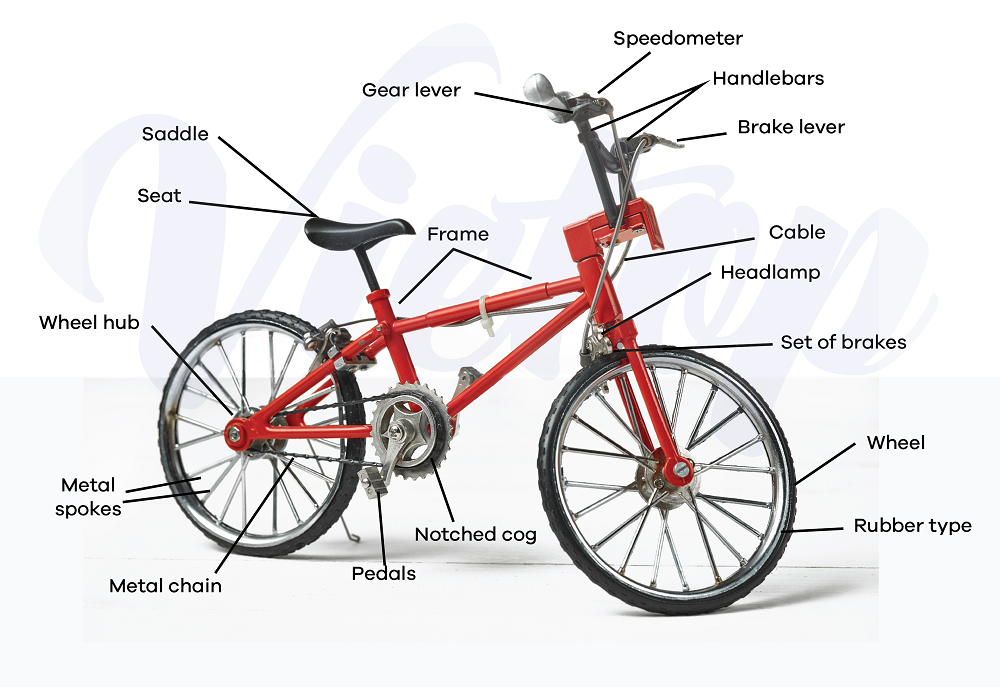 Bài mẫu IELTS Writing task 1: Explain how a bicycle functions - Mytour