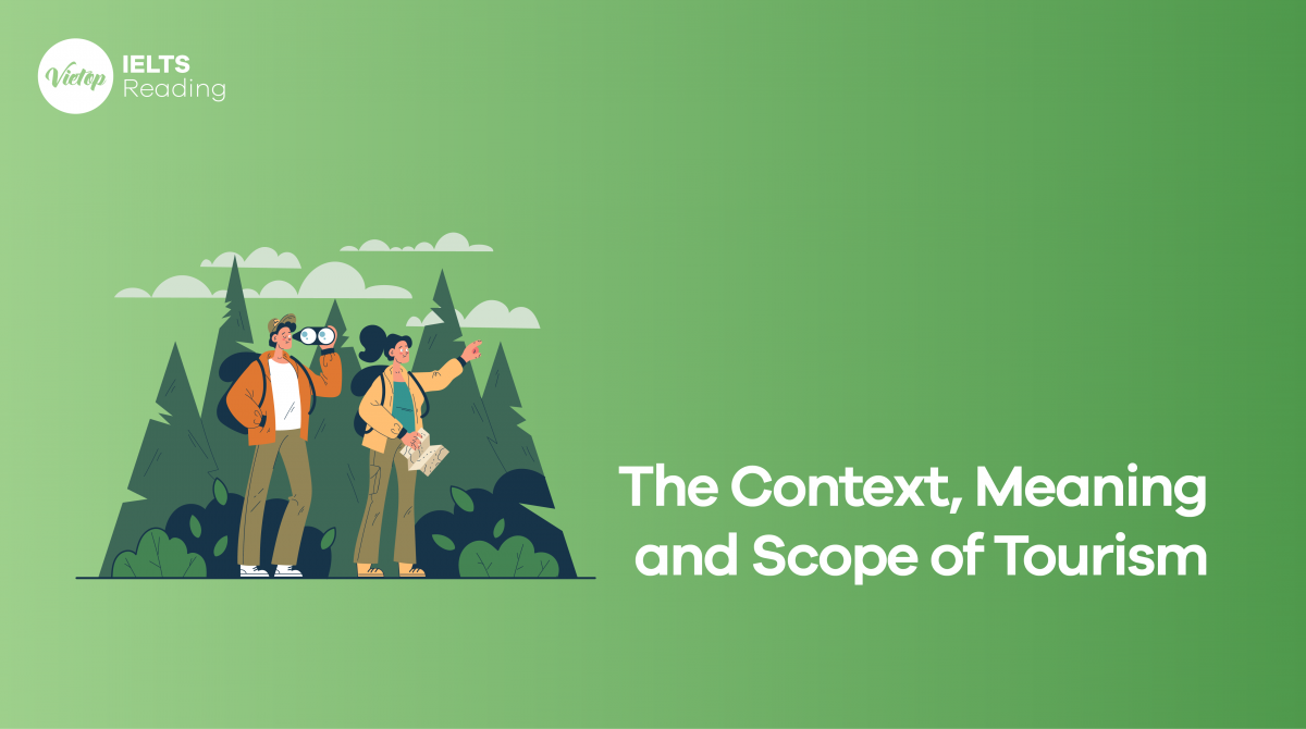 Travel Study: The Context, Meaning and Extent of Tourism - Mytour