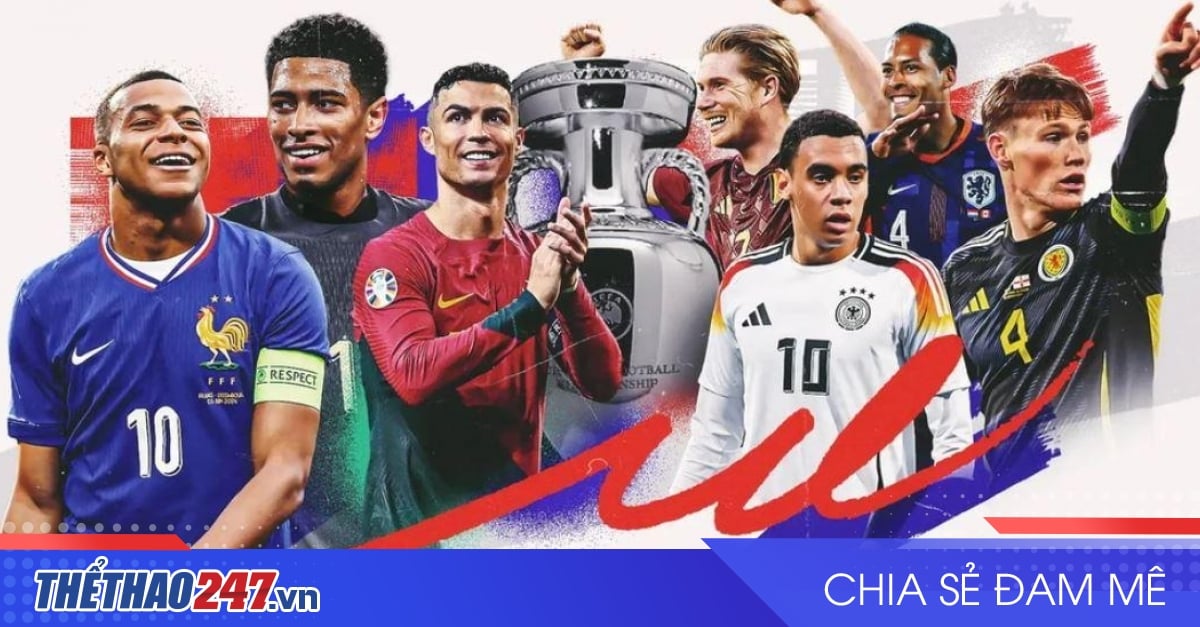 Xem trực tiếp Euro 2024 hôm nay 18/06 trên kênh VTV2 và VTV3