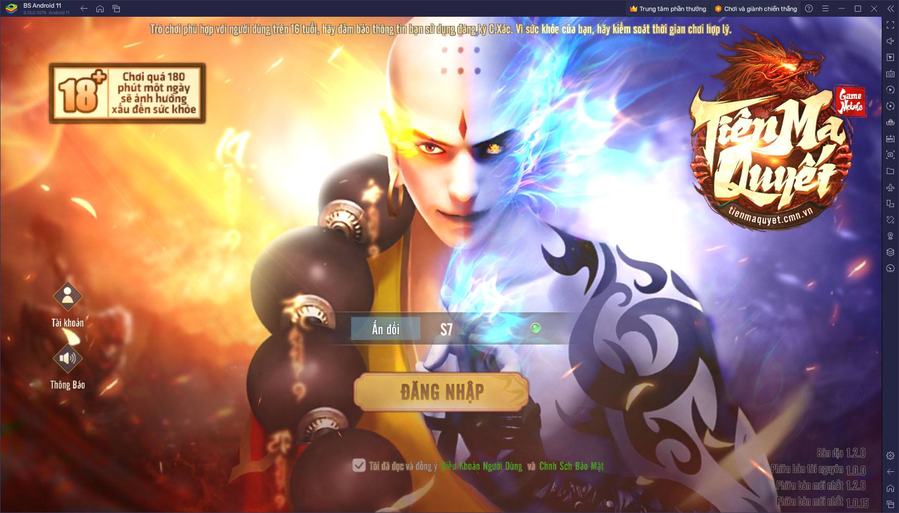 Hướng dẫn chơi game Tiên Ma Quyết trên máy tính bằng BlueStacks