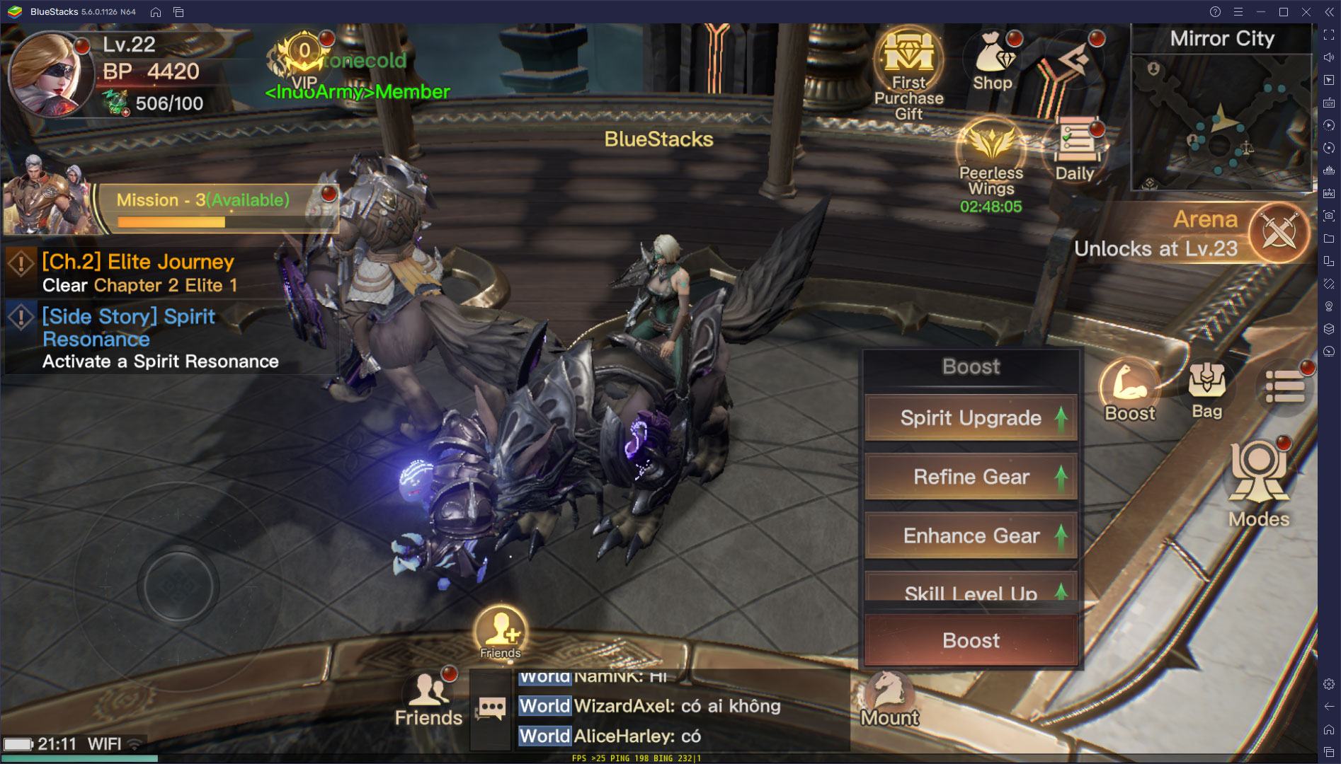 Những điều cần lưu ý cho game thủ mới khi bắt đầu chơi Dark Nemesis: Infinite Quest trên BlueStacks