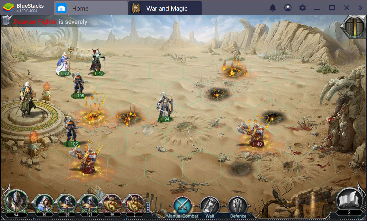 Trải nghiệm War and Magic trên máy tính với BlueStacks