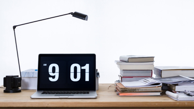 Tân trang không gian làm việc ngay bây giờ với FlipClock | Mytour