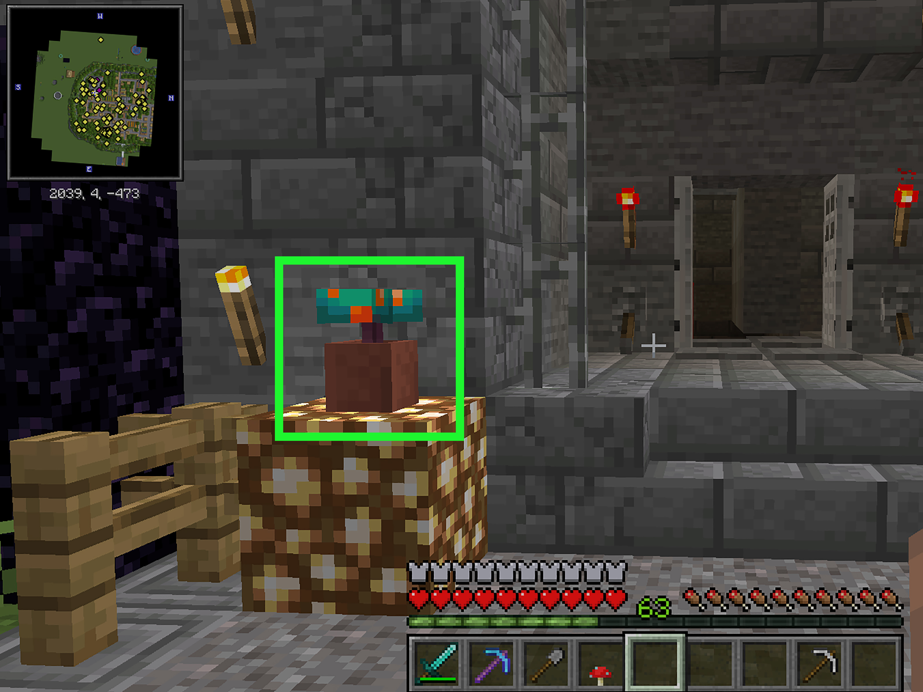 Cách Tạo Chậu Hoa Trong Minecraft Để Trang Trí