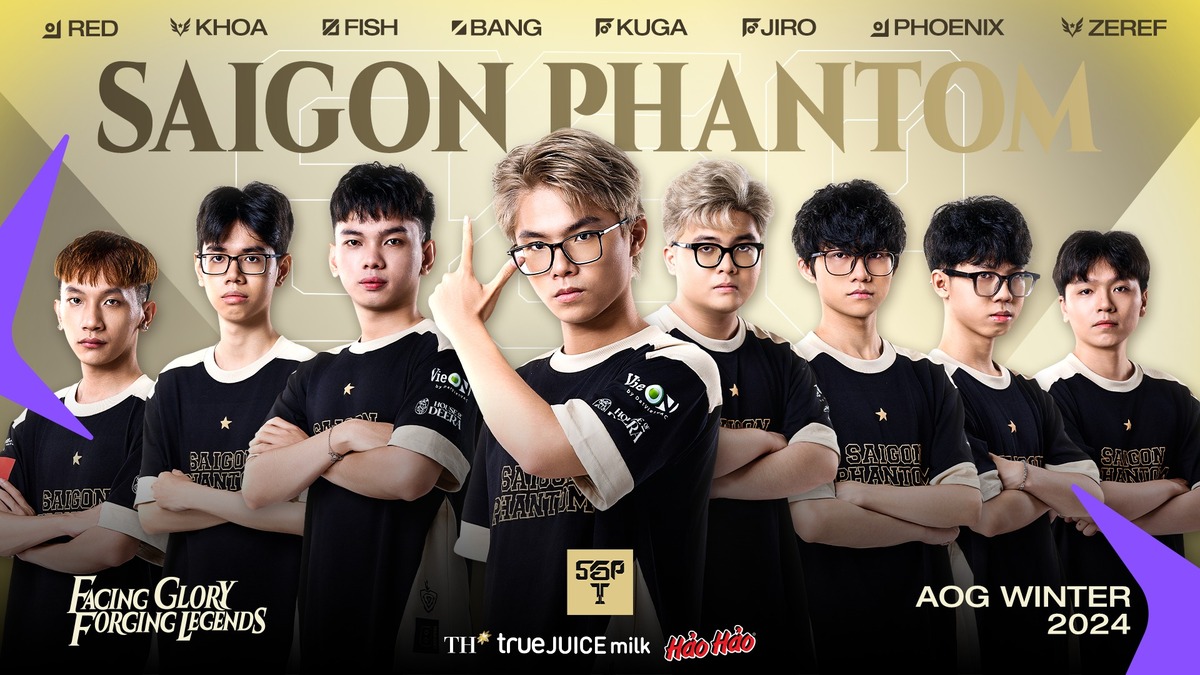 Saigon Phantom (SGP) đã xuất sắc giành chức vô địch DTDV Liên Quân 2024