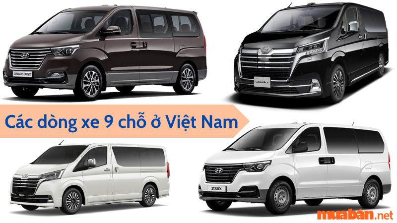Top những mẫu xe 9 chỗ được yêu thích nhất tại Việt Nam năm 2024