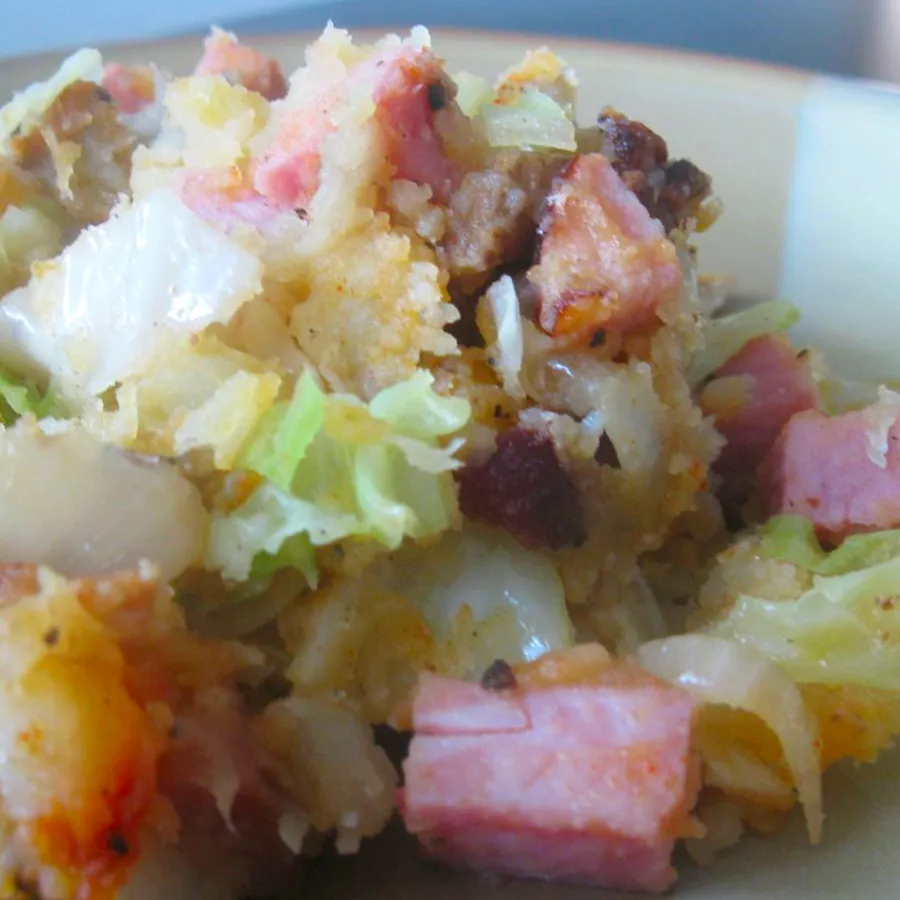 Bubble and Squeak Dish