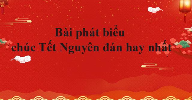 Top 8 New Year's Speech Ideas for Tet: Meaningful and Inspiring - Mytour.vn