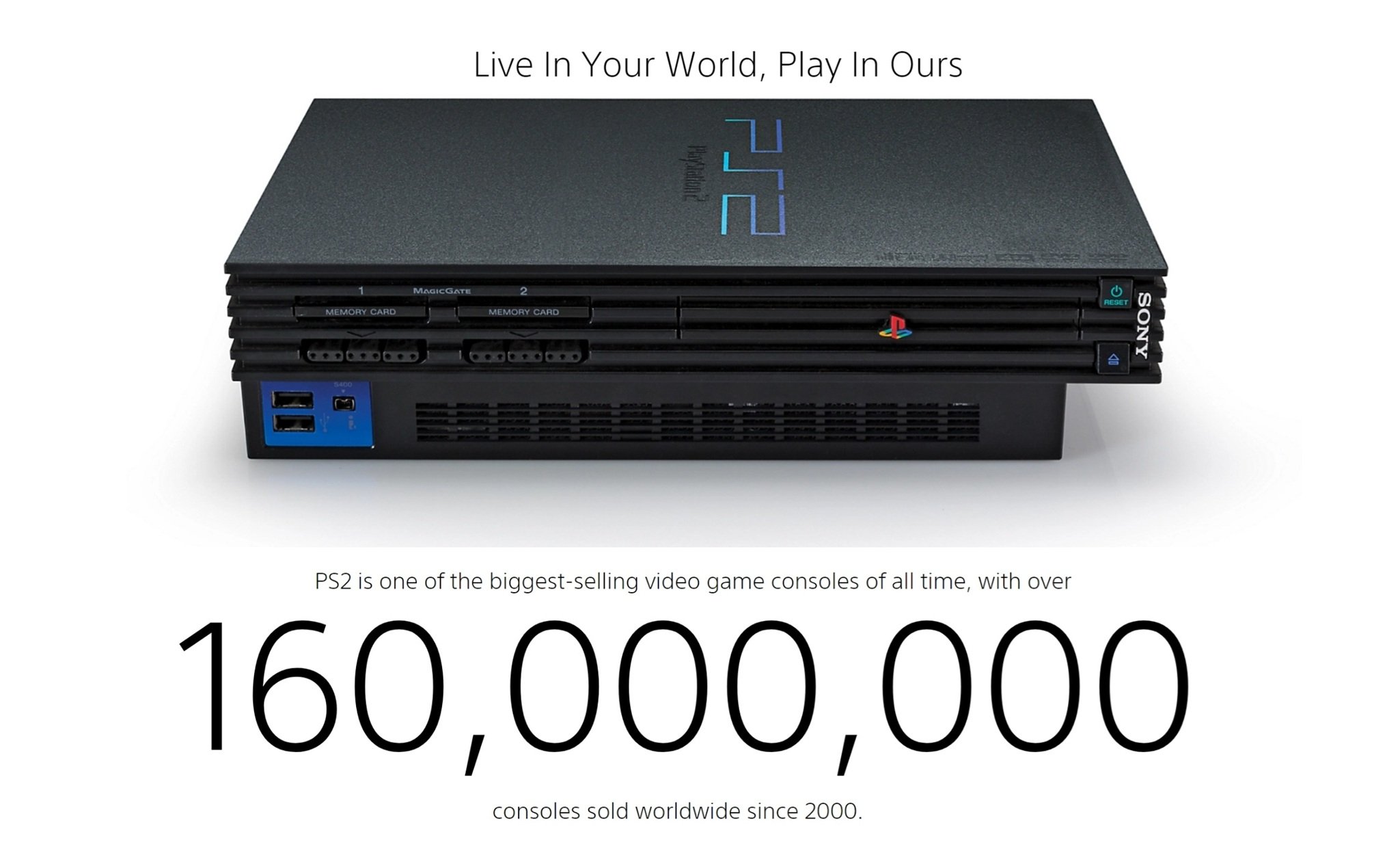 Sony: PS2 đạt mốc 160 triệu máy, console bán chạy nhất trong lịch sử