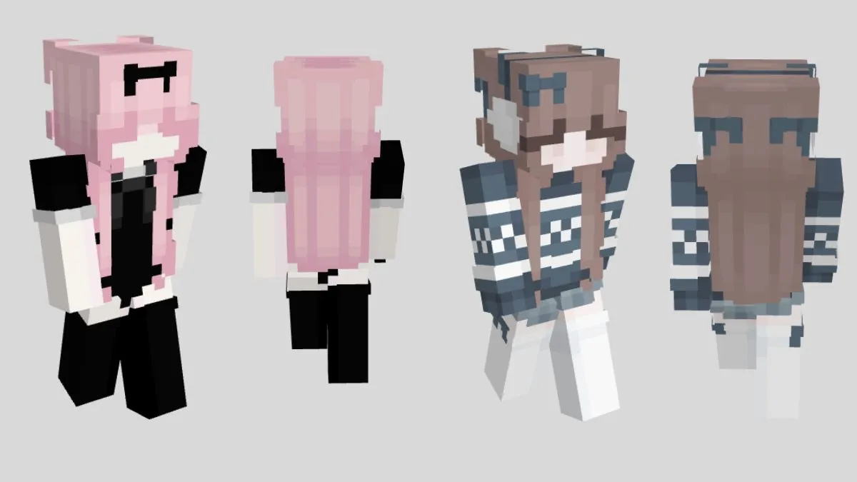 Top Skin Minecraft cute cho nam và nữ độc đáo, dễ thương nhất