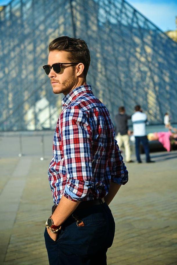 Top 5 Stylish Tips for Wearing Men's Checkered Shirts This Fall-Winter ...