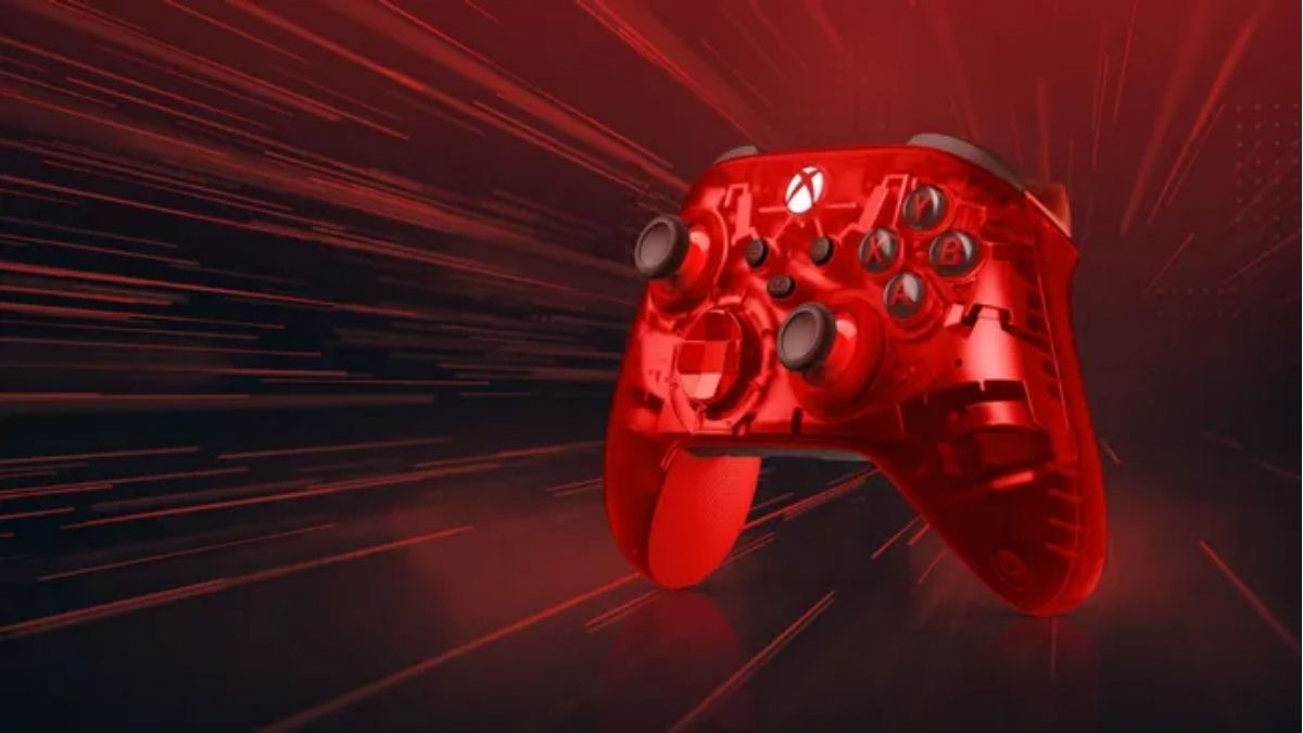 A new Xbox controller has been unveiled: the transparent red Pulse ...