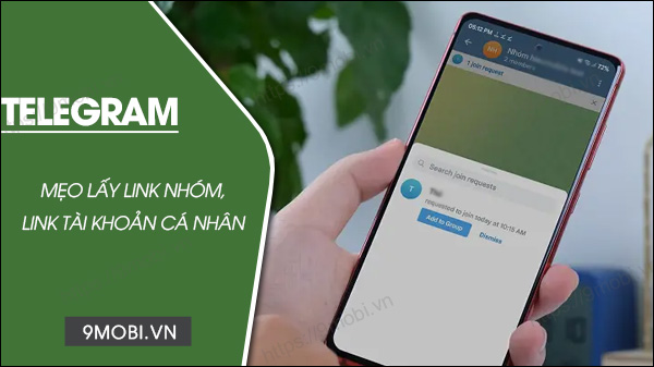 How to obtain a personal or group Telegram link on your mobile device